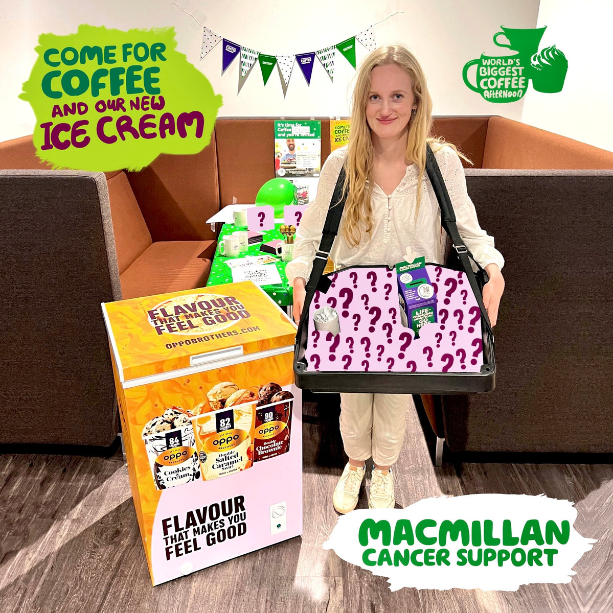 Macmillan Koffiemiddag | Nieuws | Blogs | IJs | Oppo Brothers
